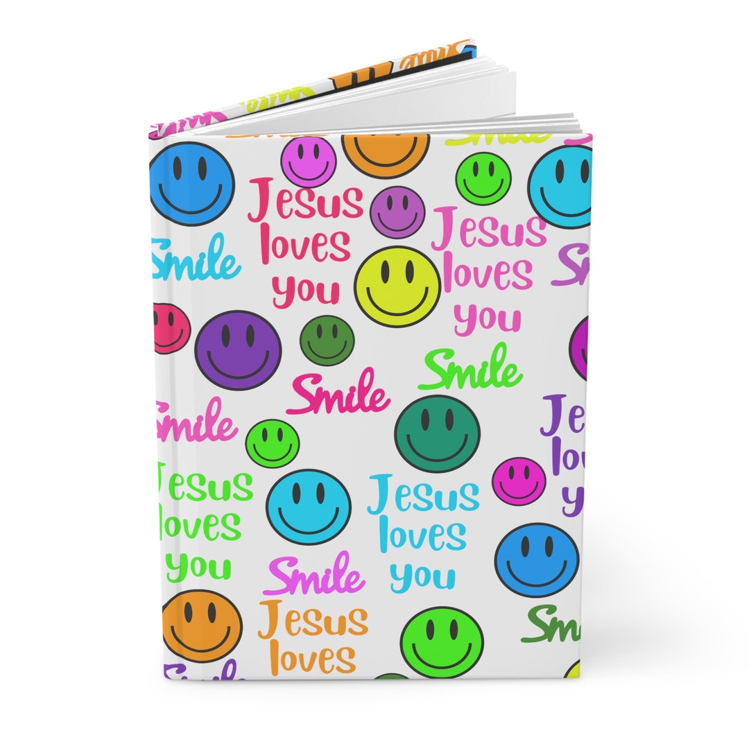 Jesus Loves You Smiley Journal by Daily Grace Designs - Etsy