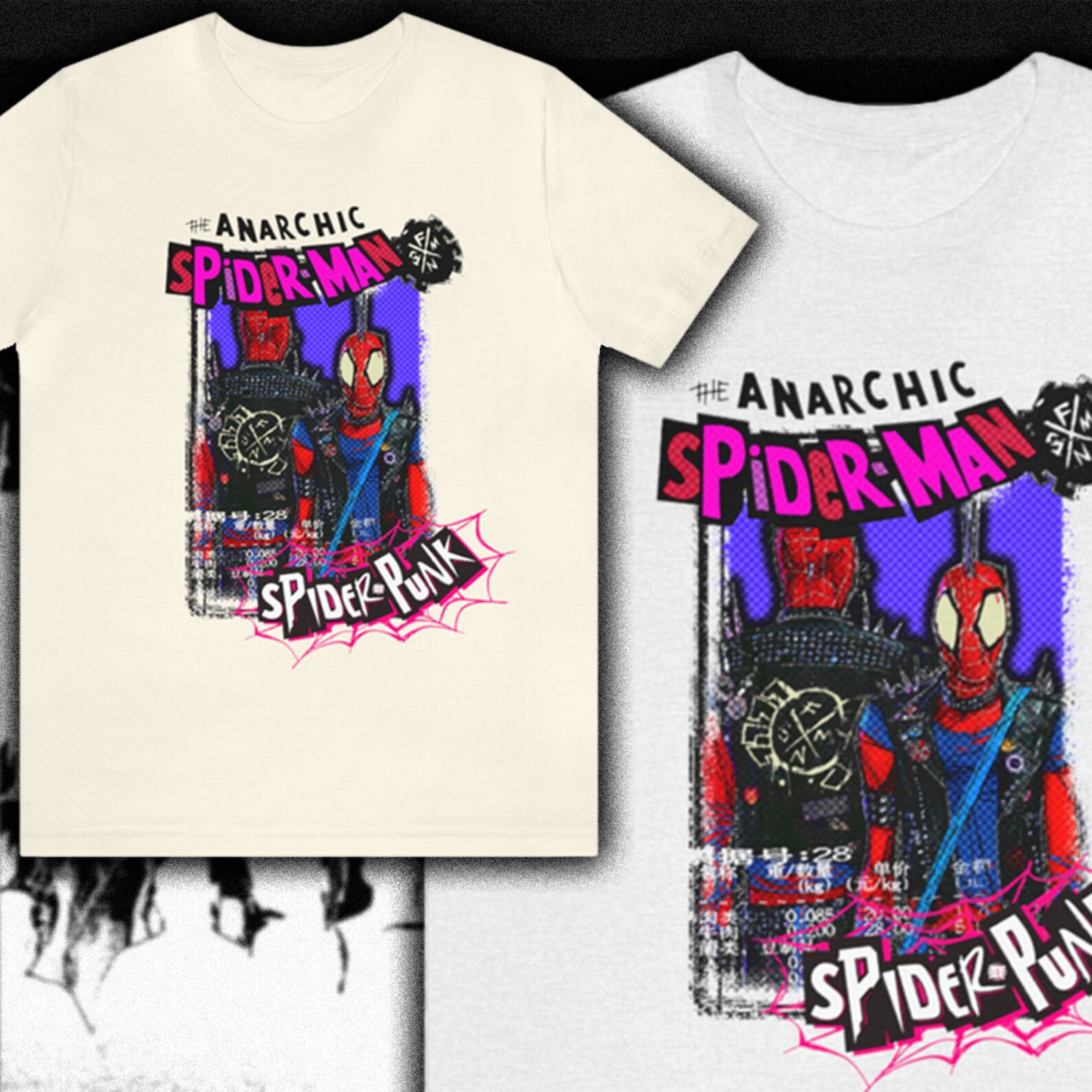 Spiderman Shirt Spiderpunk Shirt Across the Spiderverse Tshirt Hobie ...