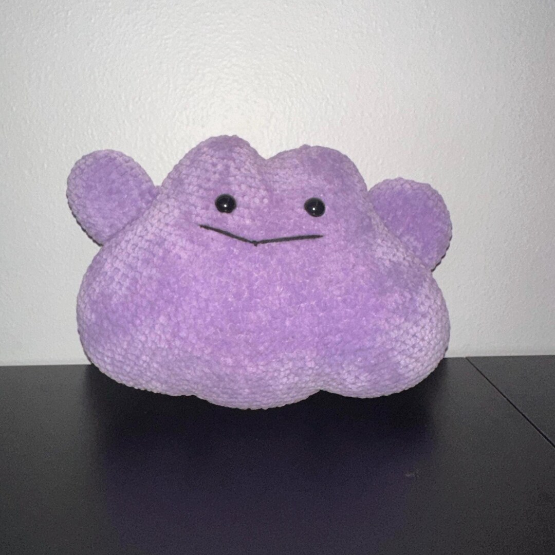 Handmade Crochet Ditto Inspired Pokemon Pocket Monster - Etsy