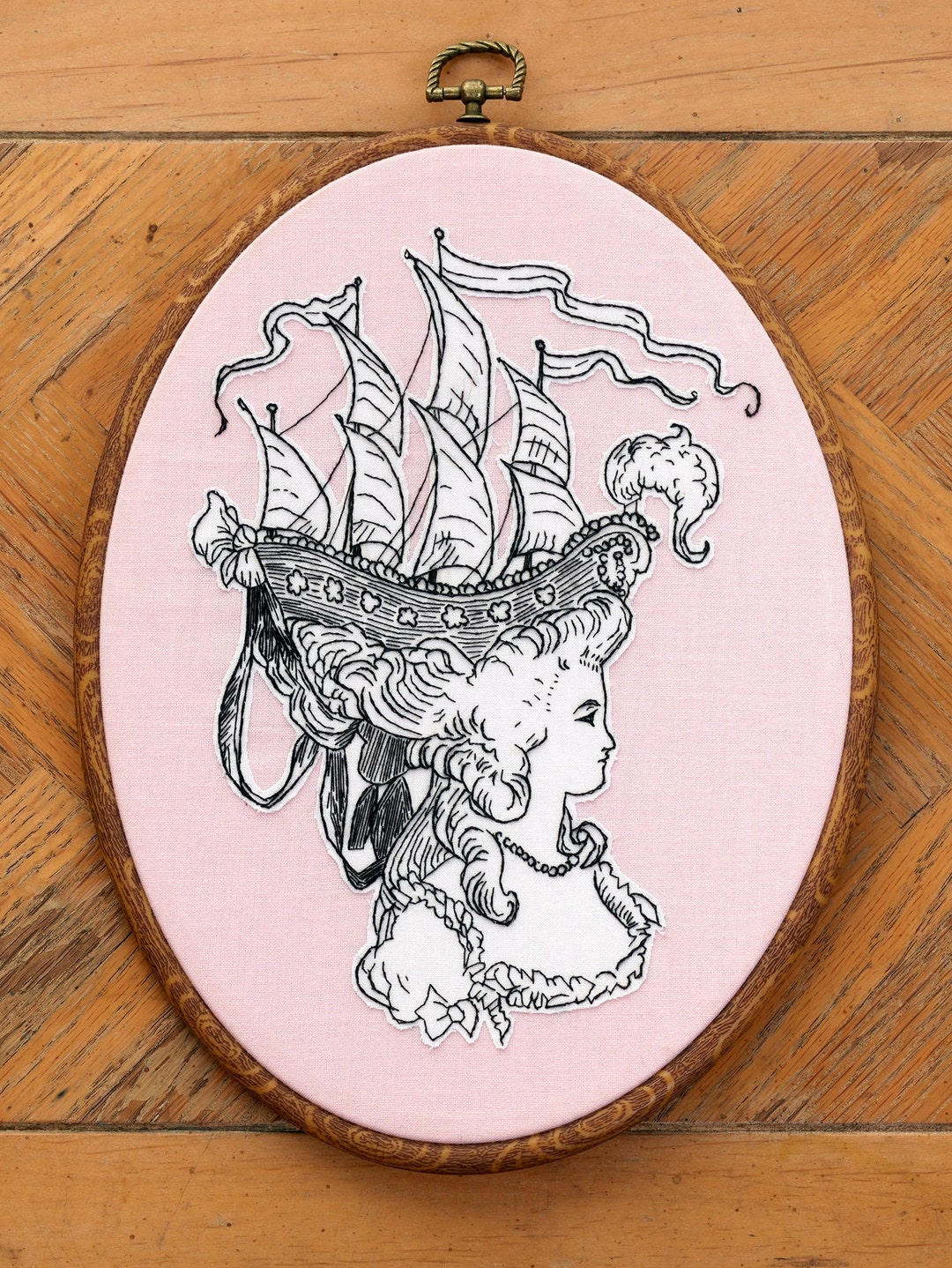 Marie Antoinette • Rococo French Regency Aesthetic • Hand Embroidered ...