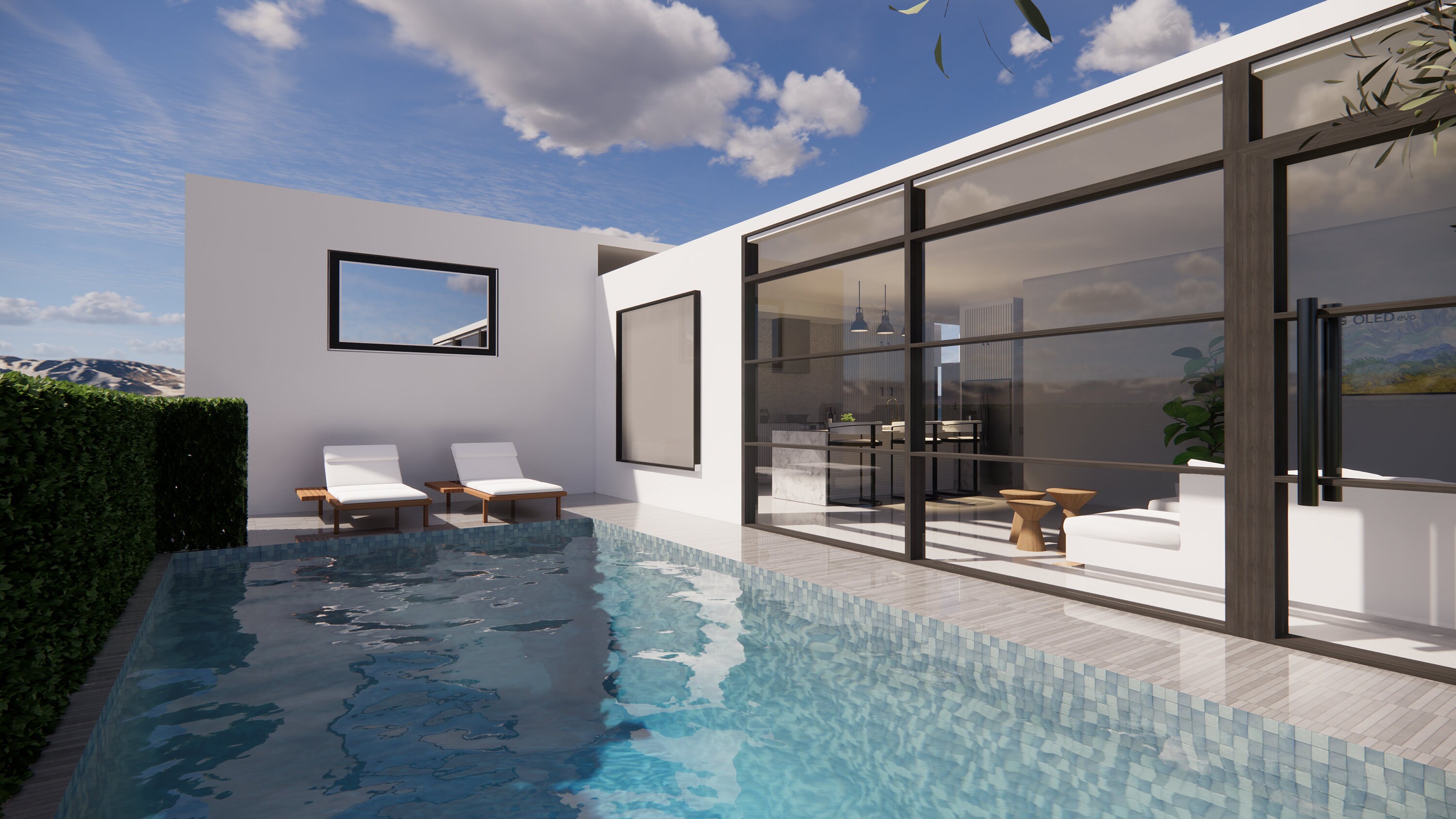 Exterior Home Render Rear - Etsy