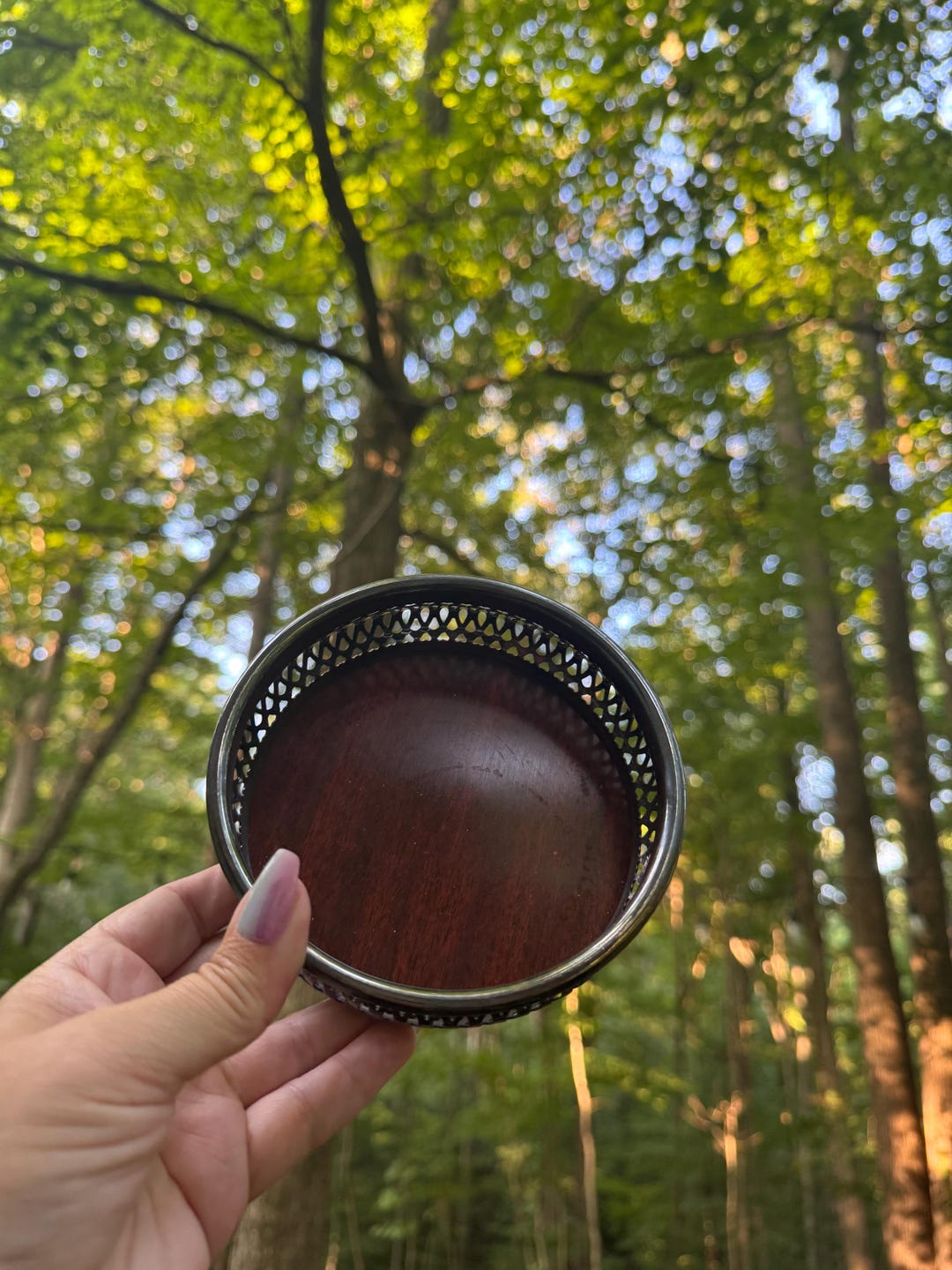 Vintage Westinghouse Micarta Silver Plate Coaster, MCM Faux Wood - Etsy