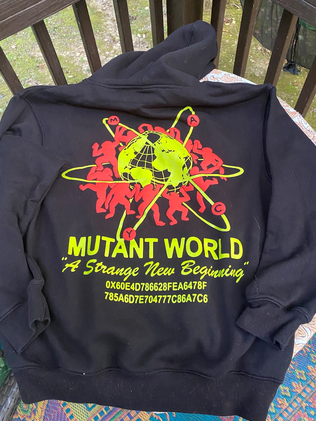 MAYC Mutant Ape Yacht Club Mutant World Hoodie Size L Great - Etsy
