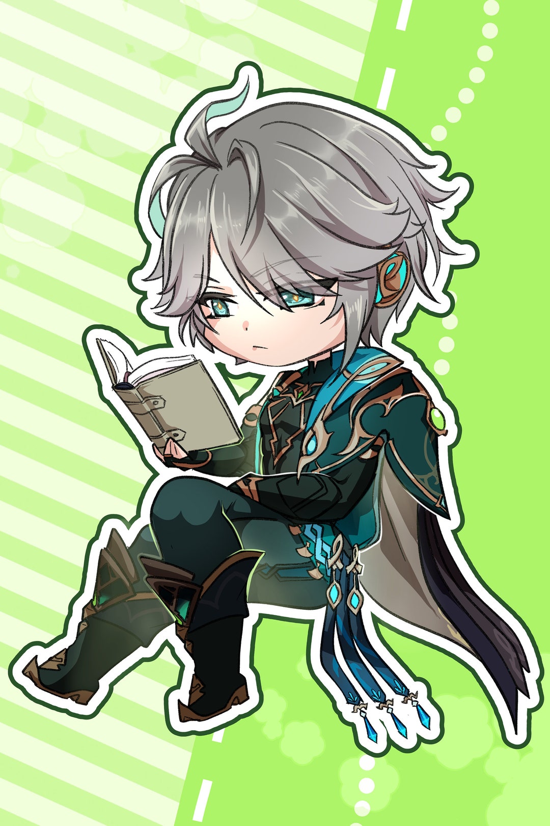 Al Haitham Chibi Postcard Print Genshin Impact - Etsy