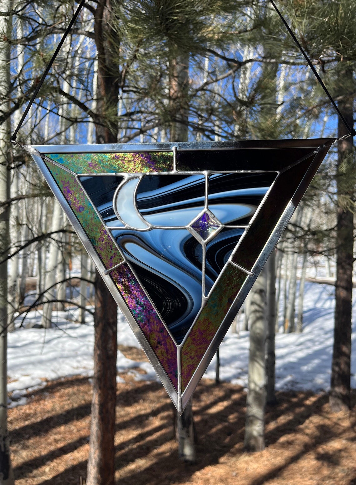 Space Cadet Stained Glass Sun Catcher, Wall Art, Home Decor - Etsy