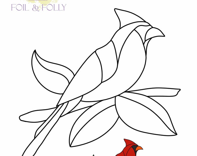 Messenger Stained Glass Pattern PDF Digital Download - Etsy