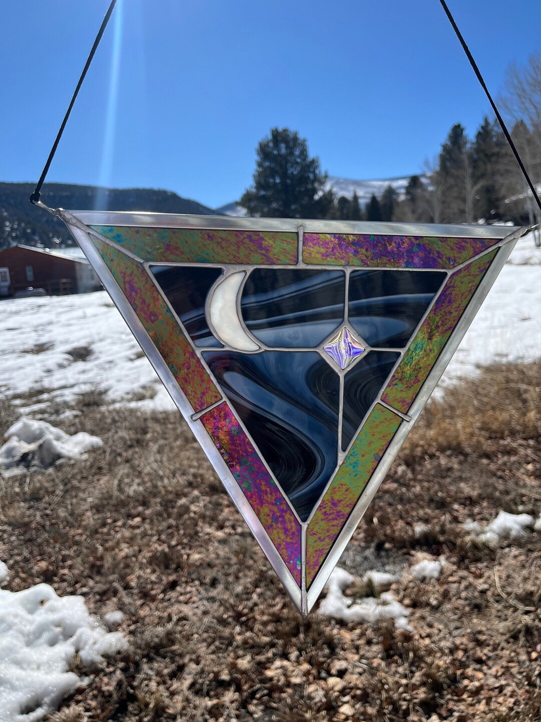 Space Cadet Stained Glass Sun Catcher, Wall Art, Home Decor - Etsy