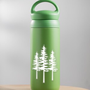 Evergreen Tree Car Decal | Woodland Wanderlust Sticker | Nature Lover ...