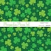 St. Patrick's Day Digital Paper, Shamrock Pattern, Background ...