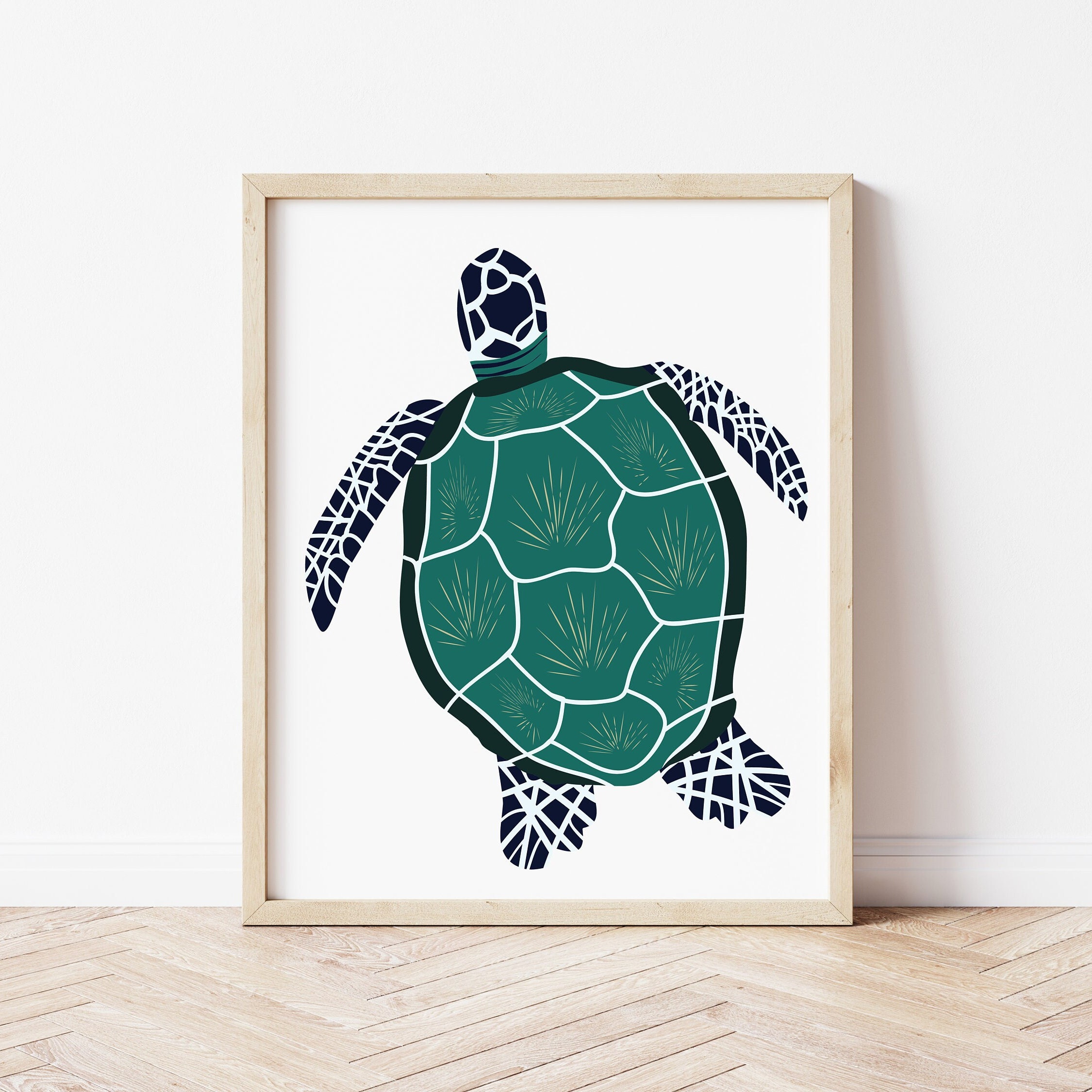 Sea Turtle Printable. Sea Turtle Print. Sea Turtle Art Print. Kids Room ...