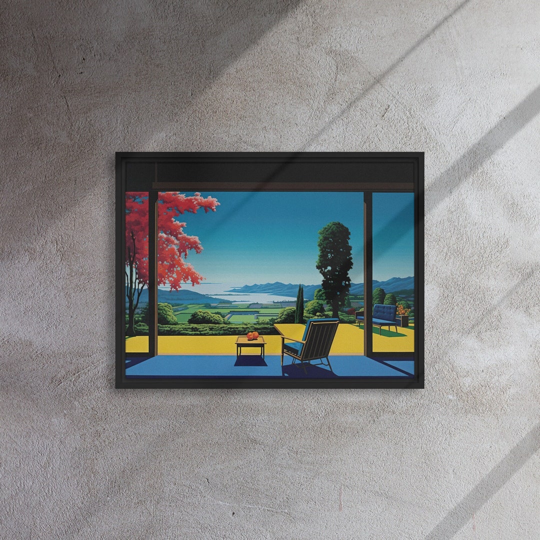 Liminal Spaces Vaporwave Art Hiroshi Nagai Inspired Art AI - Etsy