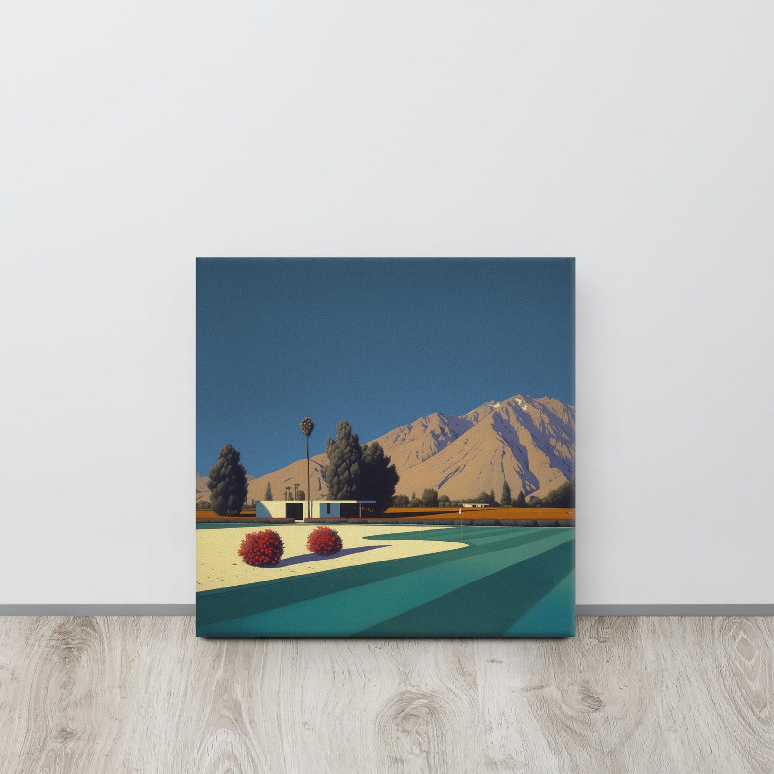 Modernist Summer Aesthetic, Desert Retreat Wall Art Print - Etsy
