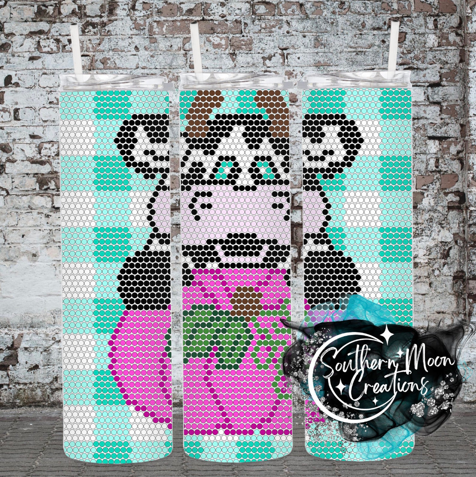 Moo Pumpkin 4MM/ SS16 Rhinestone Tumbler Template - Etsy