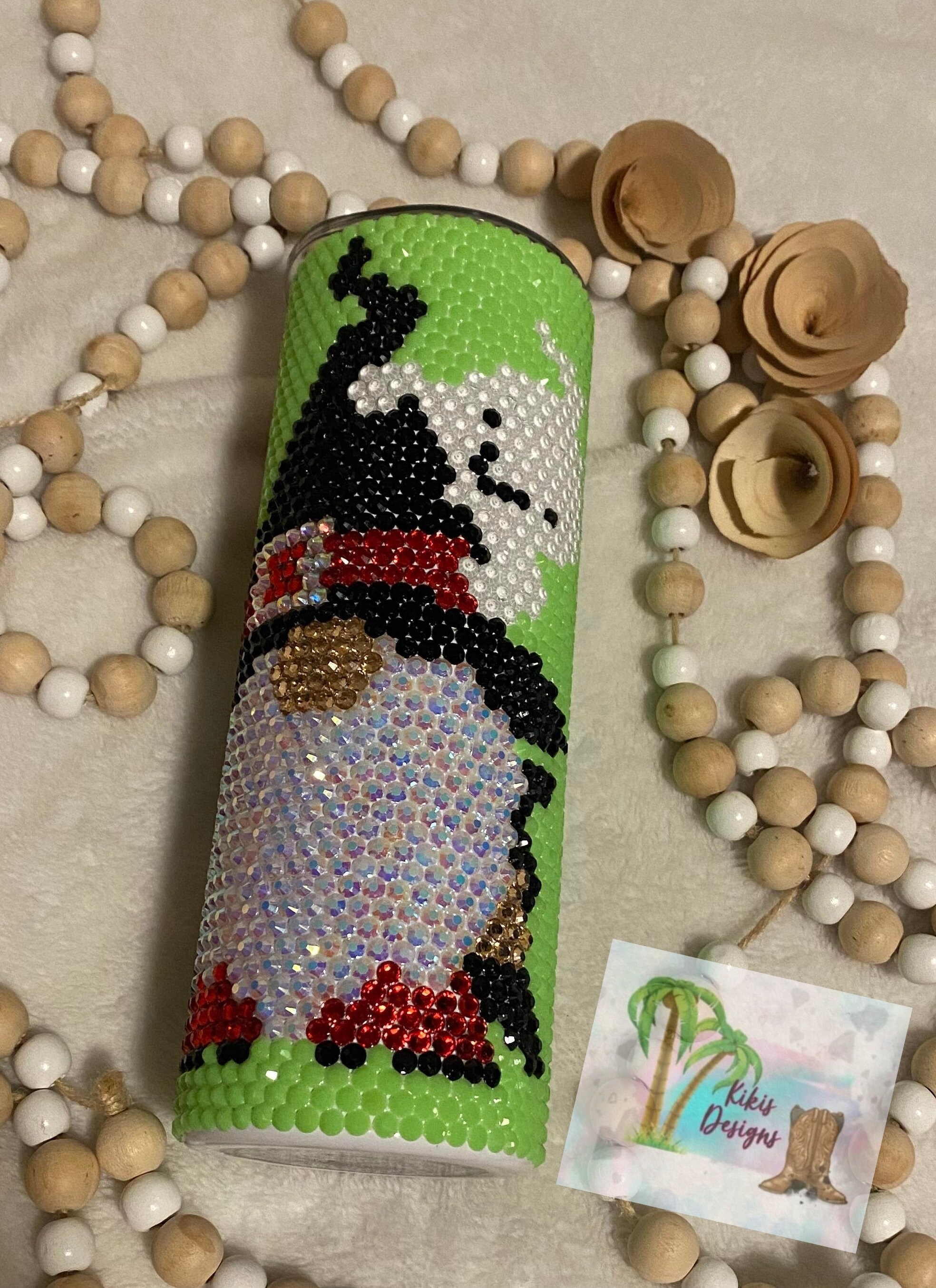 Boo Gnome 5MM/ SS20 Rhinestone Tumbler Template - Etsy