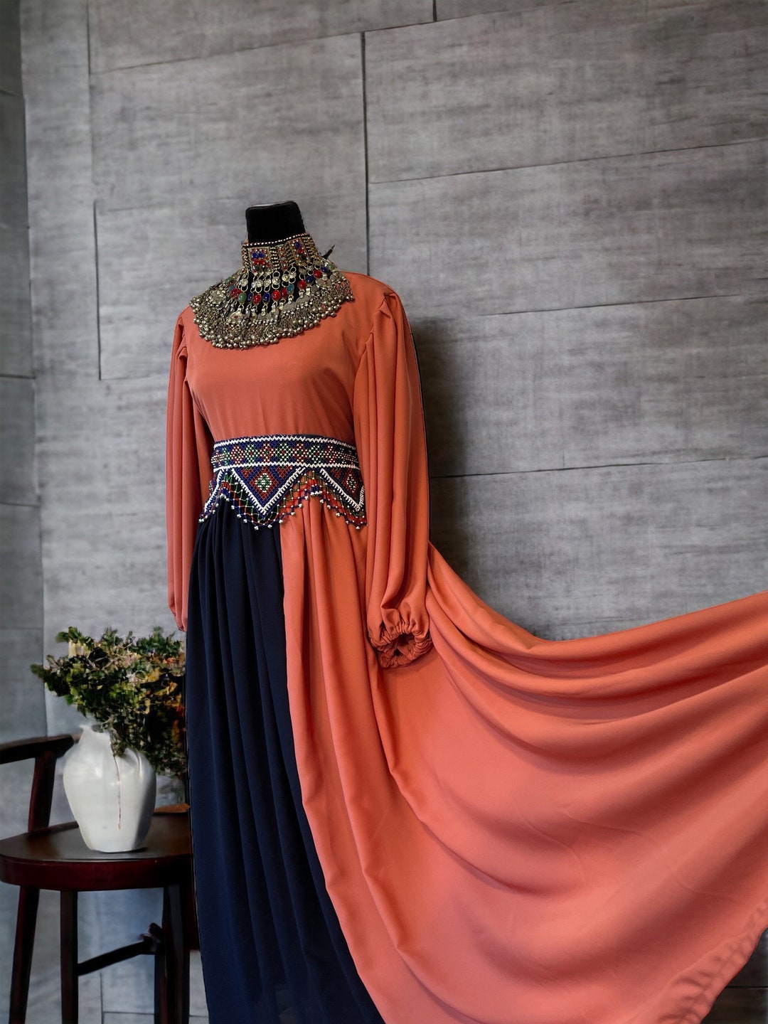 Afghan Traditional Dress BIT Trends Afghani Clothes HB3-08 - Etsy