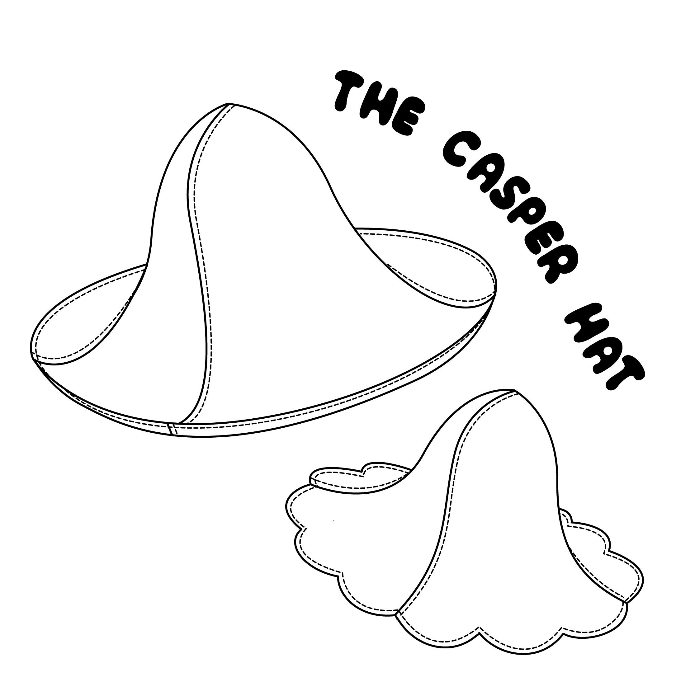 The Casper Hat - PDF Sewing Pattern - Etsy