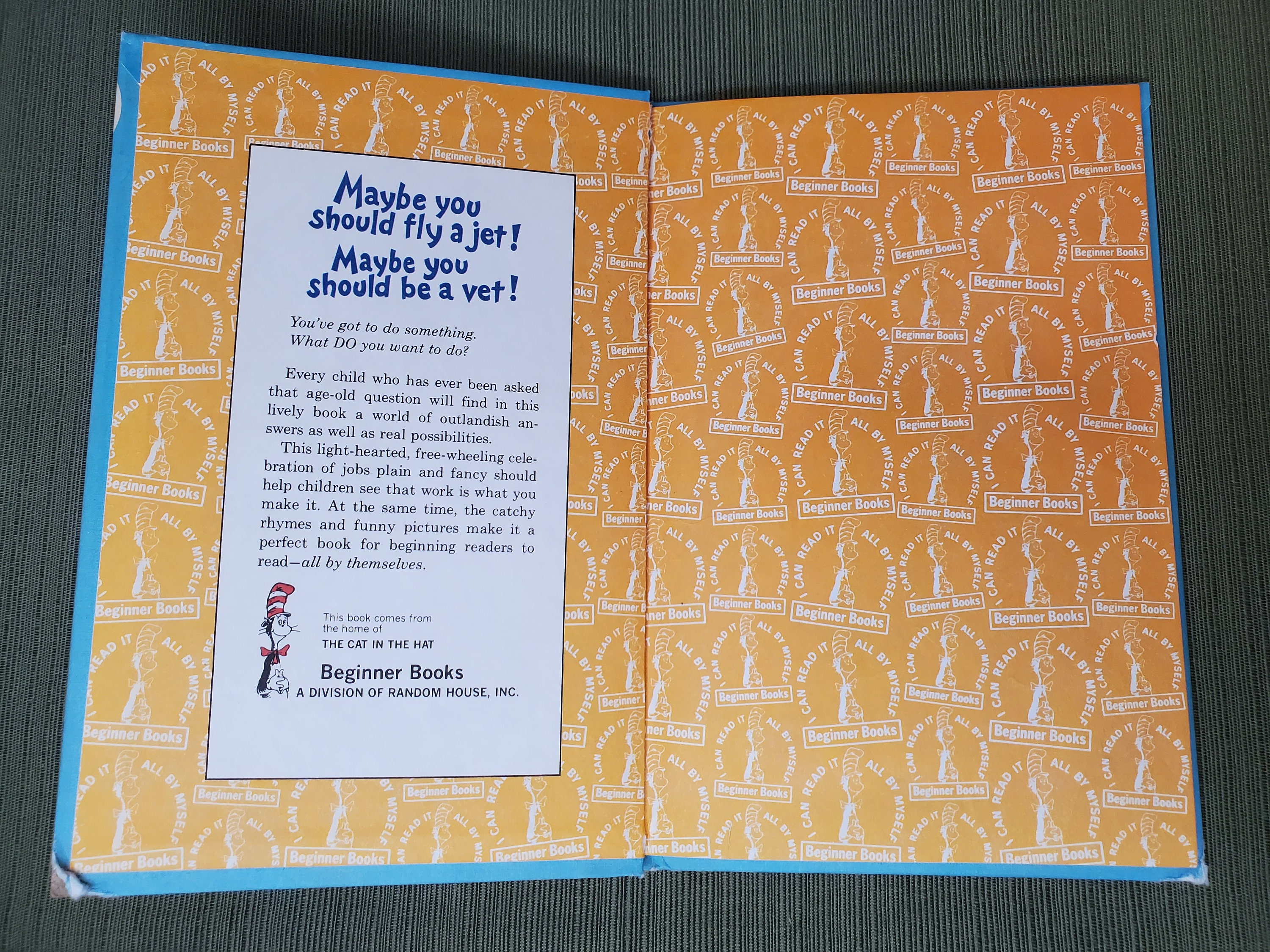 1980 1st Edition Dr Seuss Maybe You Should Fly a Jet Maybe You Should ...