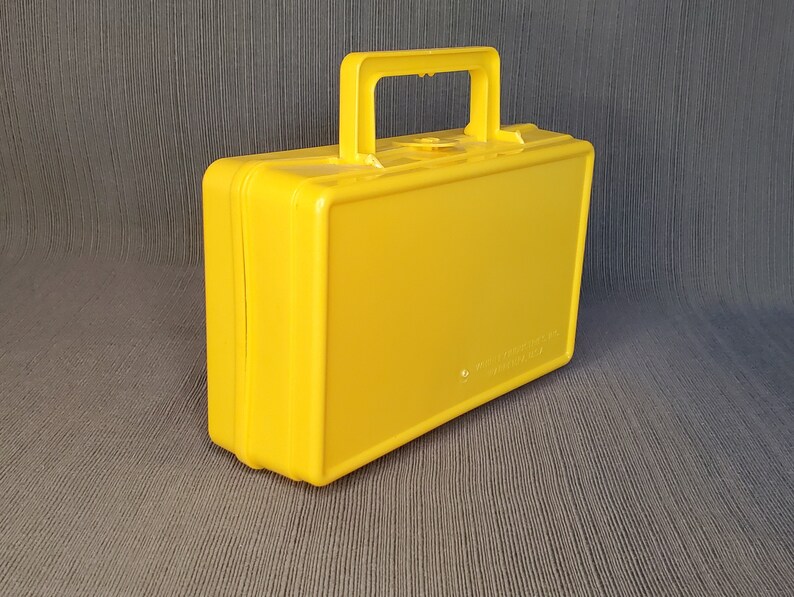 Vintage 1980s Burger King Yellow Lunch Box rare - Etsy