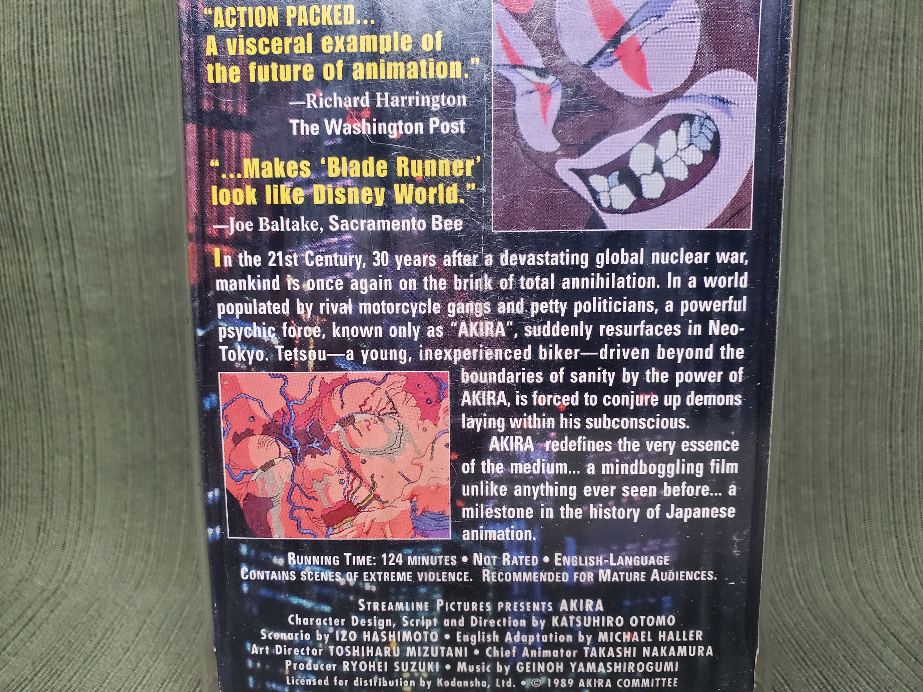 Vintage 1994 AKIRA Neo-tokyo is About to Explode RARE Japanese Anime ...