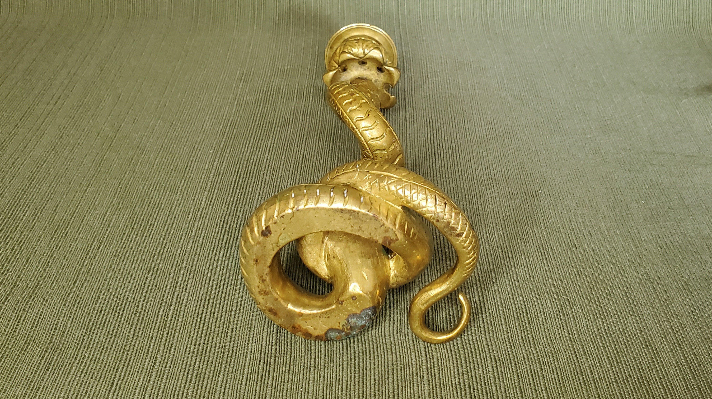 Victorian Period Solid Brass SNAKE Candlestick 1850s - Etsy