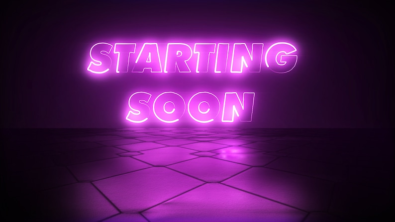 Animated Starting Soon / Stream Screens / Overlay - Etsy