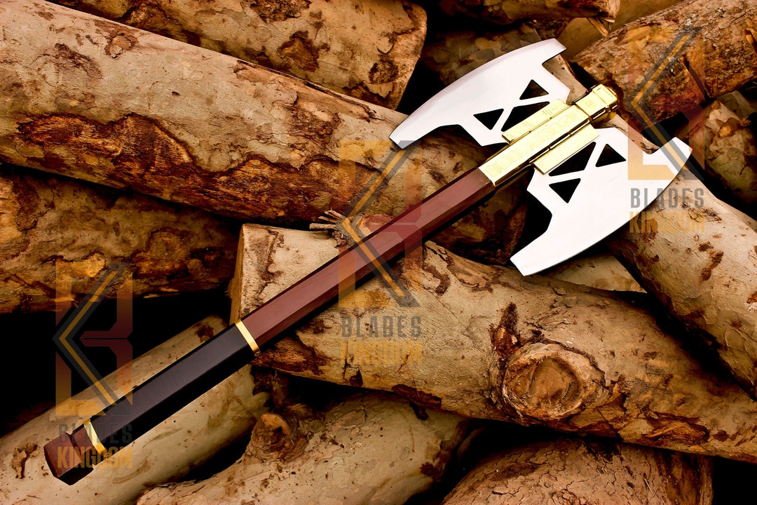Handmade Gimli Battle Axe Replica From Lord of the Rings Gold Edition ...