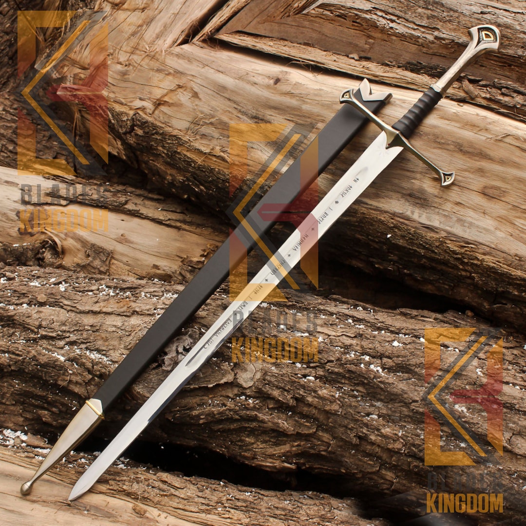 Buy Handmade Anduril Sword of Narsil the King Aragorn Lord of the Ring ...