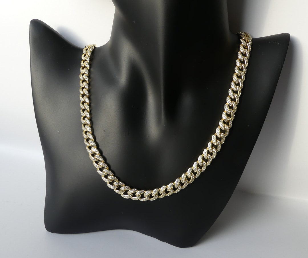 Pave Cuban Link Chain, Cuba Chain, Minimalist Chain, Birthday Gift ...