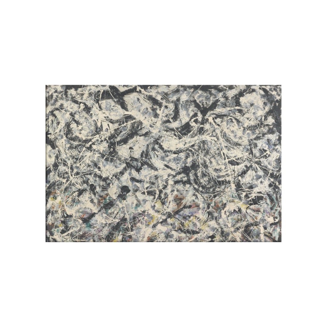 Greyed Rainbow 1953 Jackson Pollock Motivational - Etsy