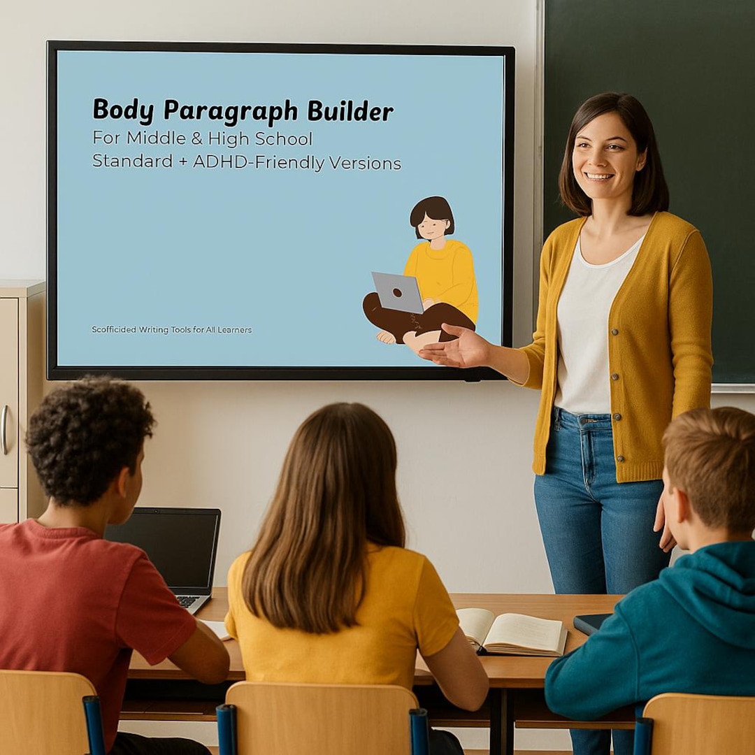 Body Paragraph Writing Practice | Homeschool & Classroom ELA Worksheet ...