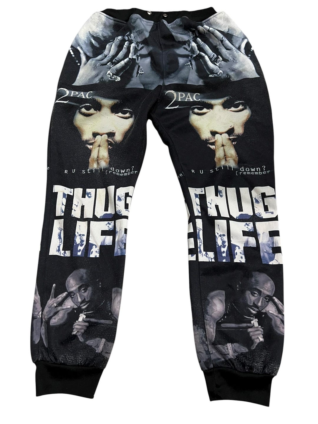 Vintage 2pac Full Print Jogger Pant - Etsy