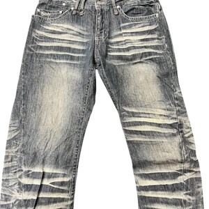 Japanese Brand Rare Design Thrashed Punk Jeans - Etsy