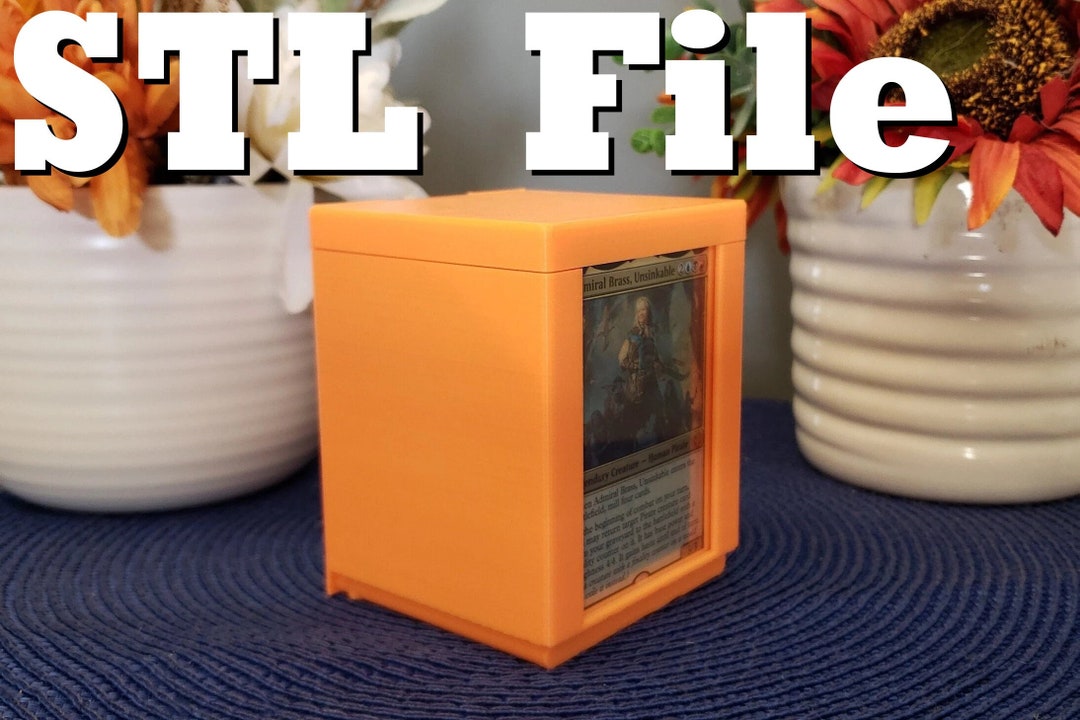 STL File - Rack 'em Stack 'em Deck Box - 100 Card - Etsy