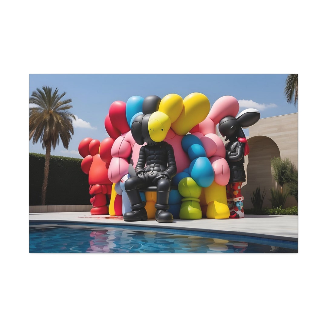 Kawz Group Poolside Painting - Etsy