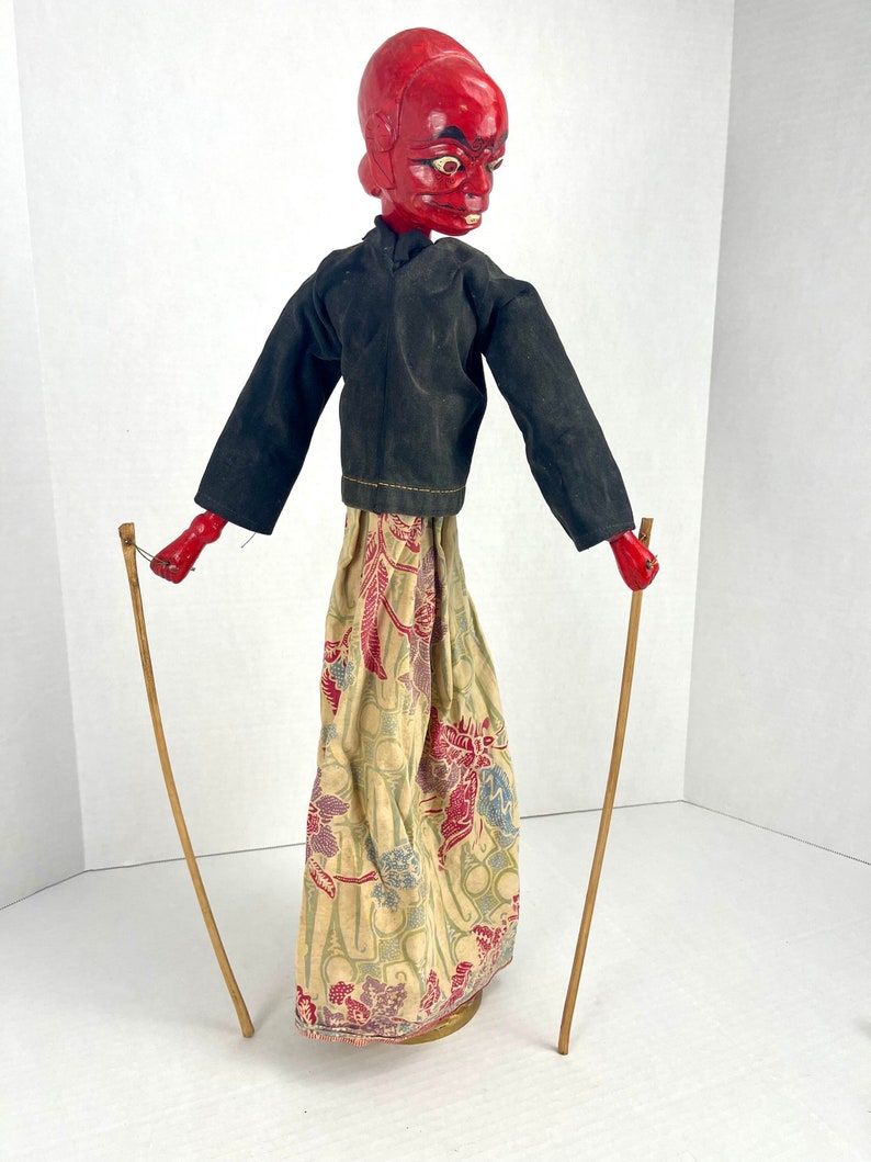 Vintage Wayang Golek Indonesian and Balinese Theatre Puppet, Hand ...