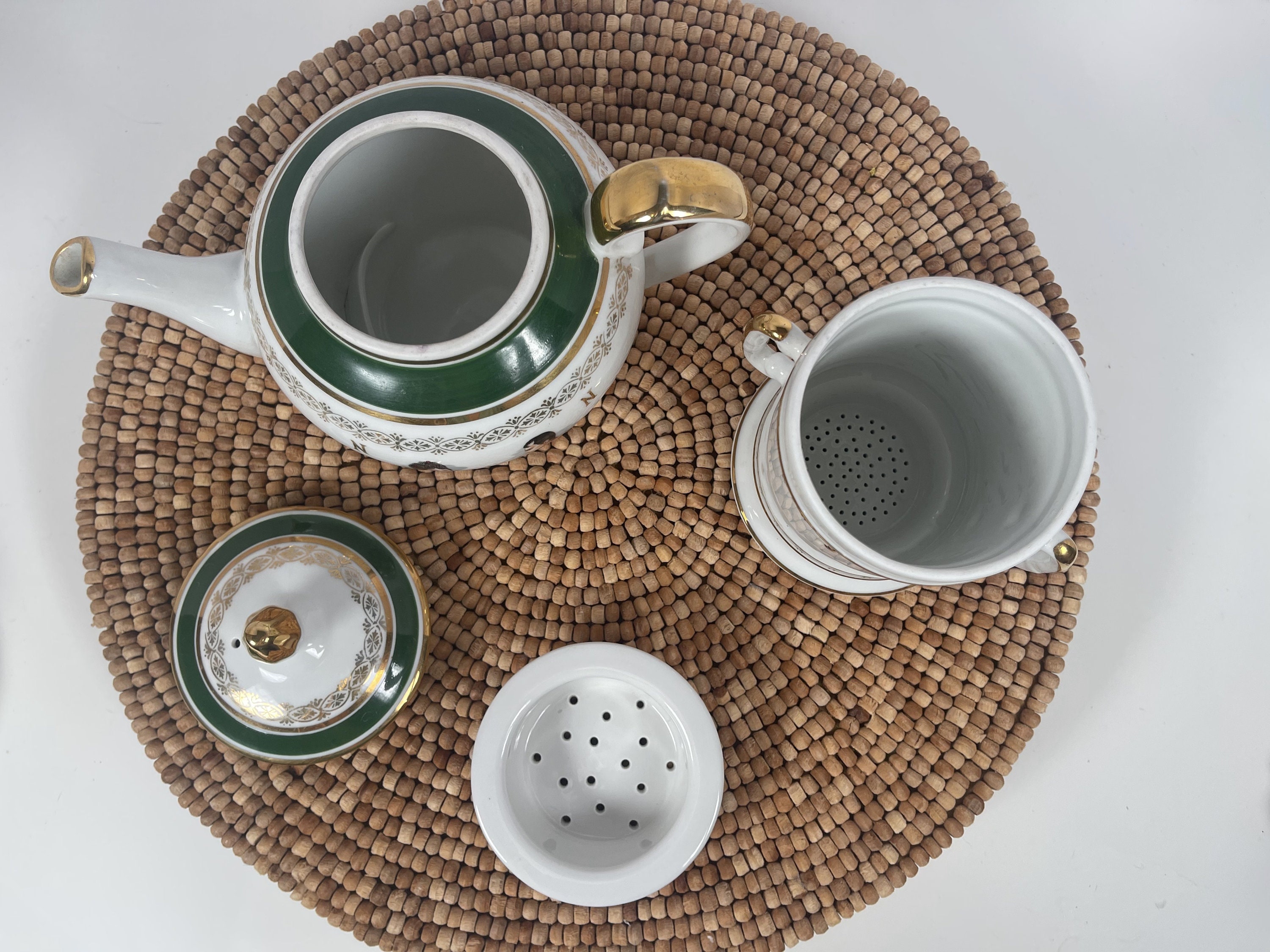 Vintage French Teapot Napoleon and Josephine Four Pieces - Etsy