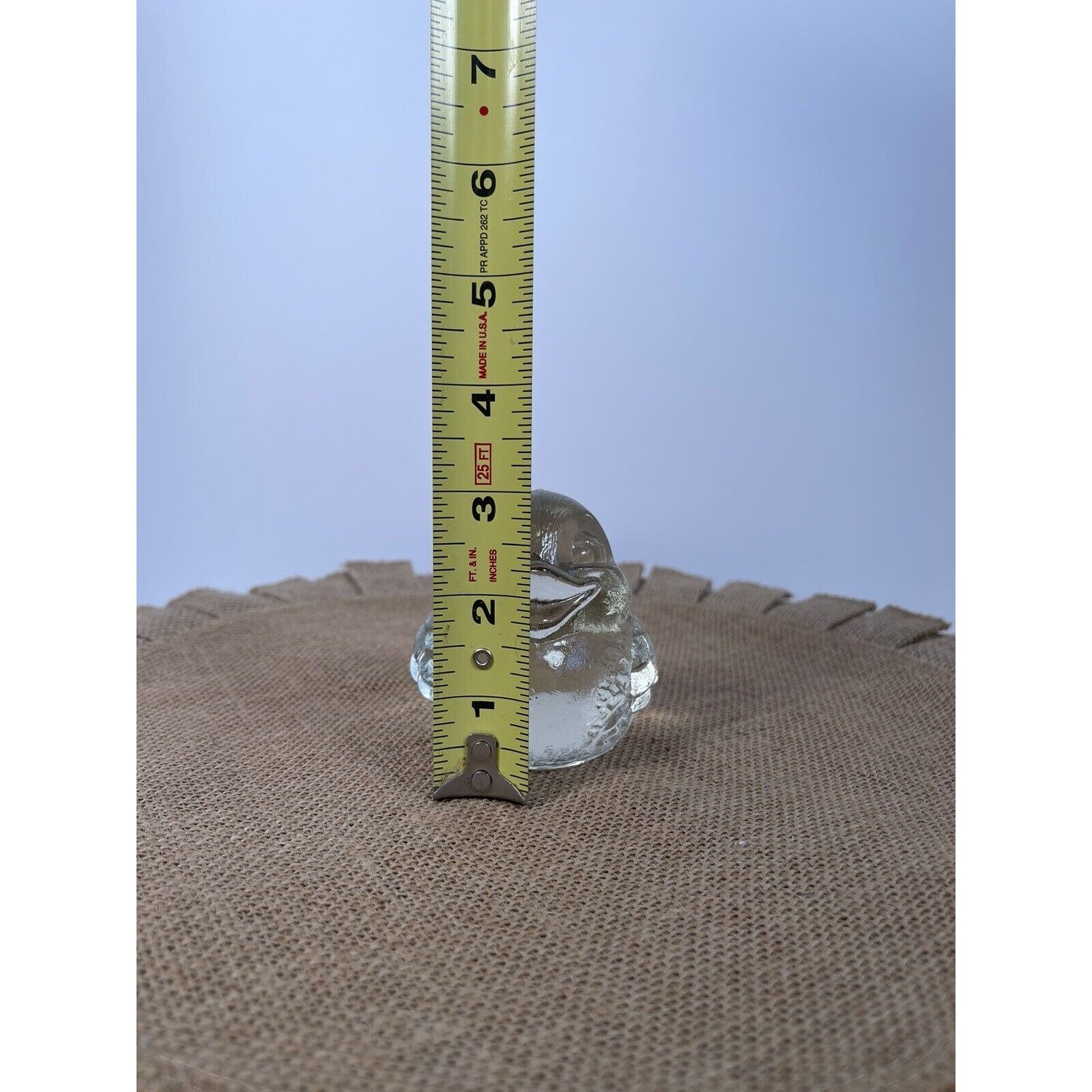 Vintage Goebel Clear Glass Heavy Bird Duck Paperweight Sculpture ...