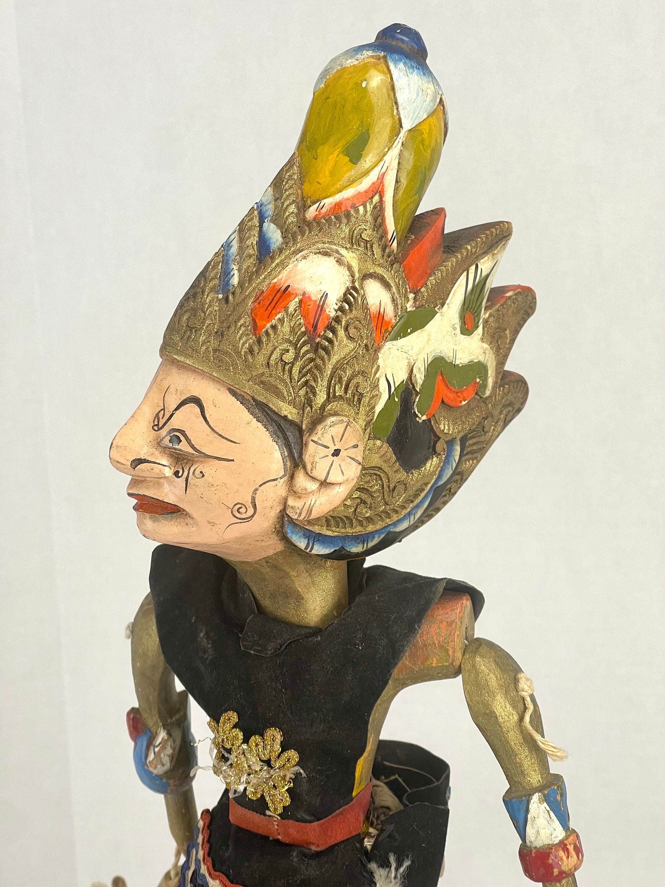Vintage Wayang Golek Indonesian and Balinese Theatre Puppet, Hand ...