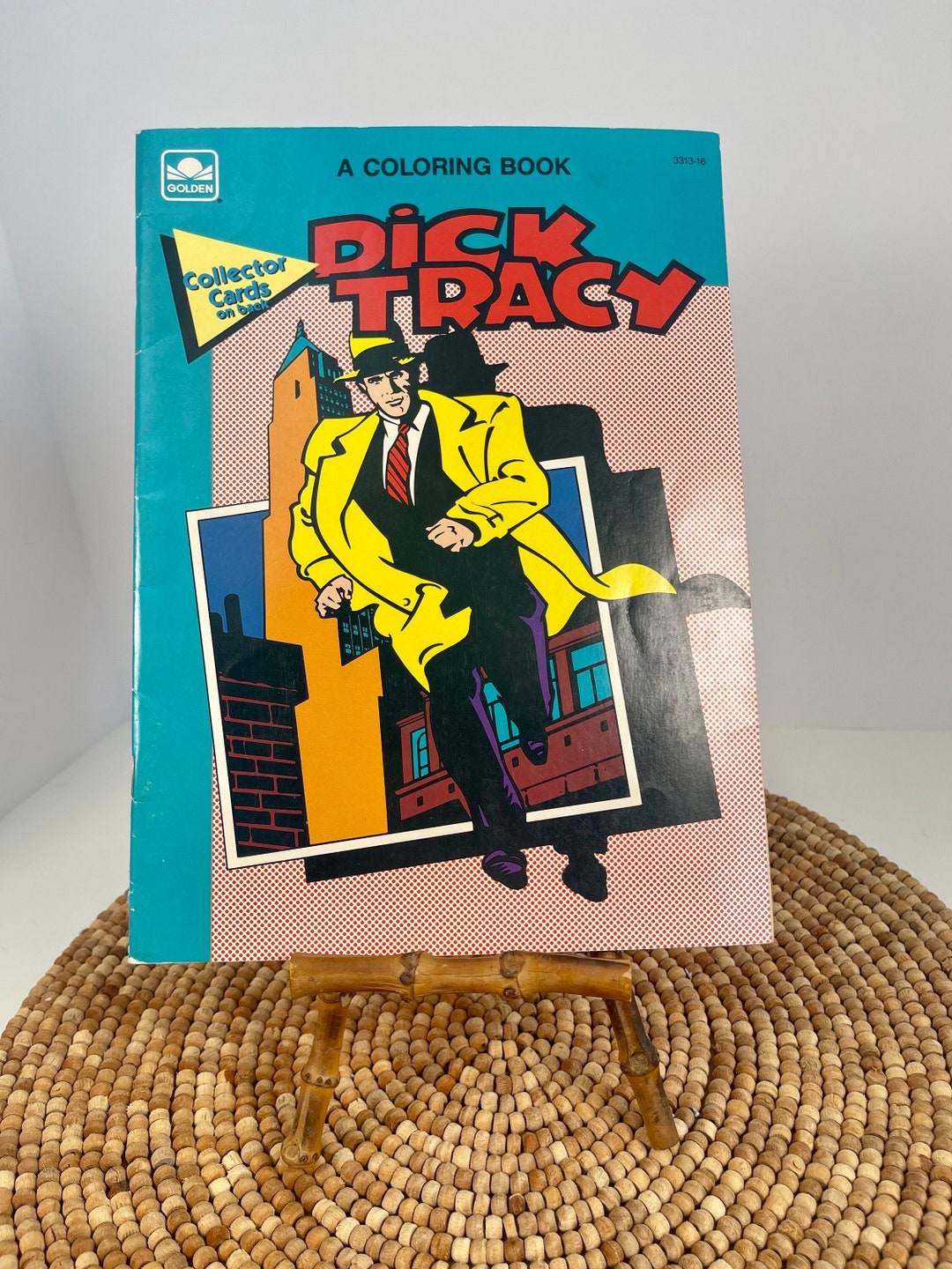 Dick Tracy Golden Book With 5 Collector Cards on Back Coloring Book ...
