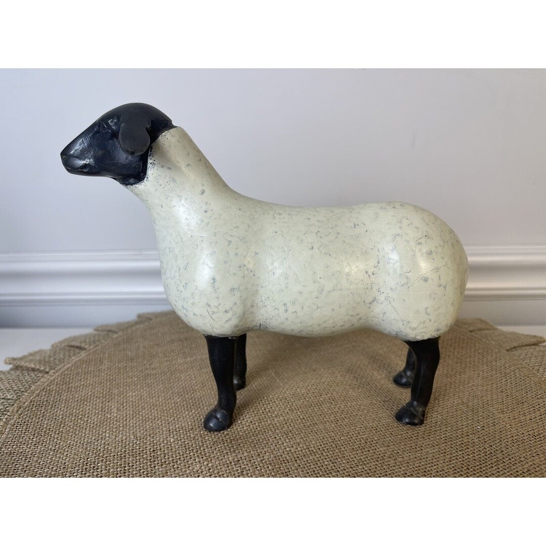 Vintage Sheep Bronze Sculpture in Style of Francois Xavier Lalanne ...