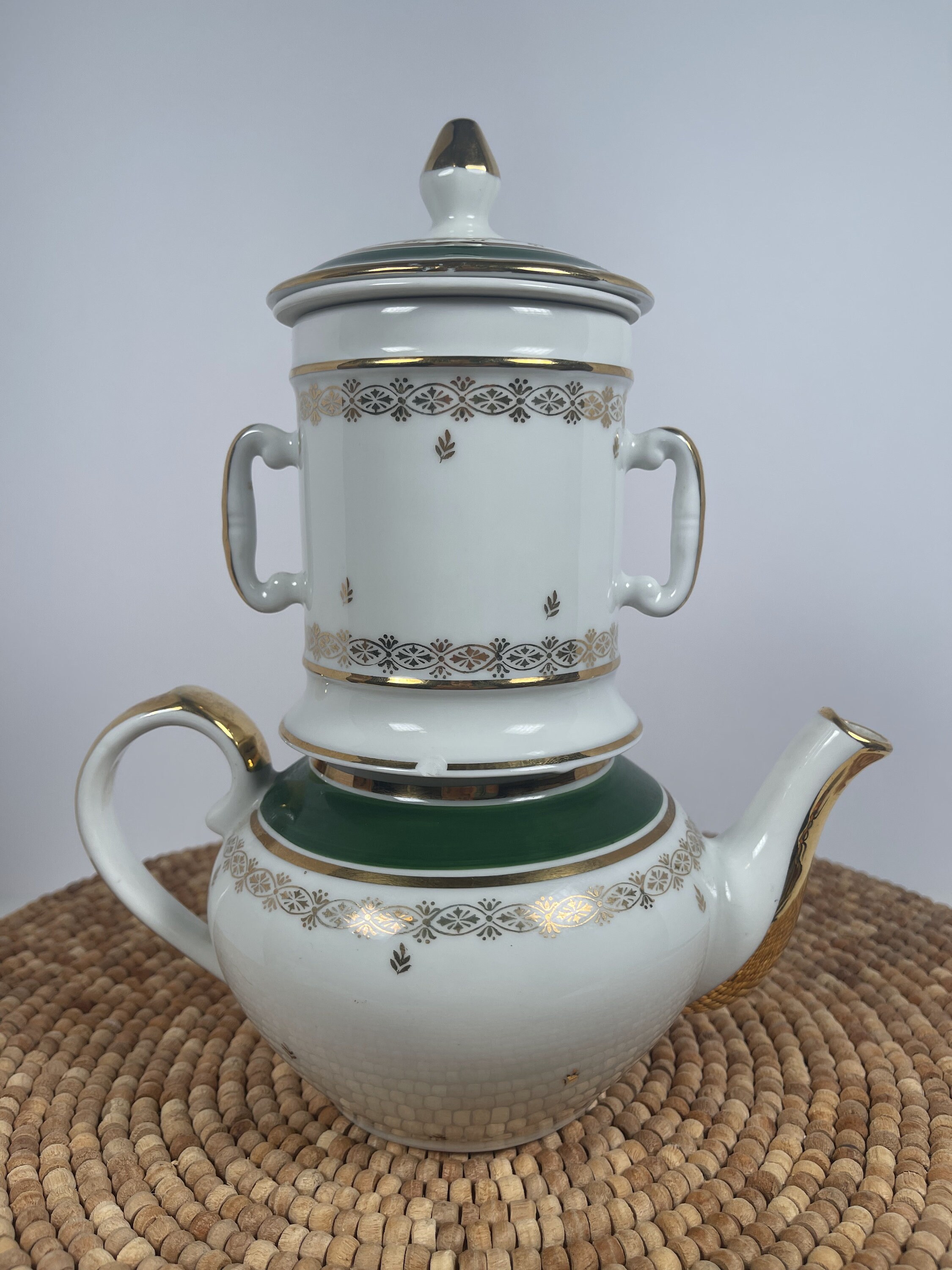 Vintage French Teapot Napoleon and Josephine, Four Pieces, Porcelain ...