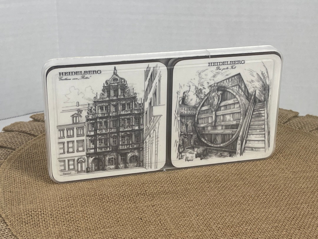 Vintage Heidelberg Germany Schuberth Tamat Serie Coaster Set of 6 ...