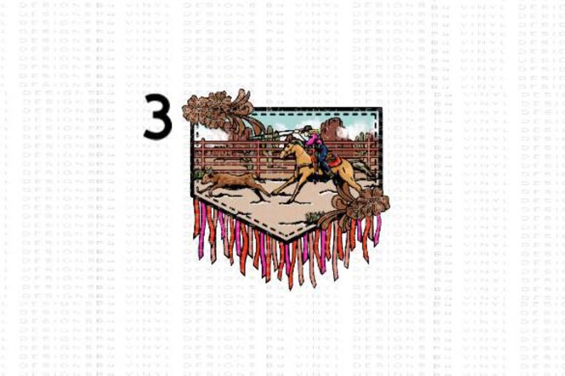Western Stickers- Turquoise Stickers-cactus Stickers-breakaway Roper ...