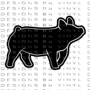 Show Pig-jackpot Pig Vinyl Decal-name Decal-personalized Decal Custom ...