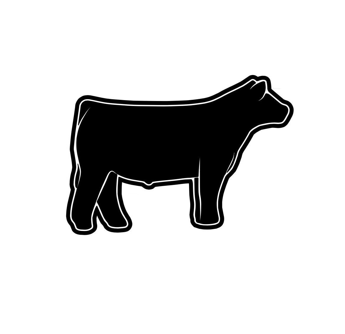 Show Steer-jackpot Steer-vinyl Decal-name Decal-personalized Decal ...