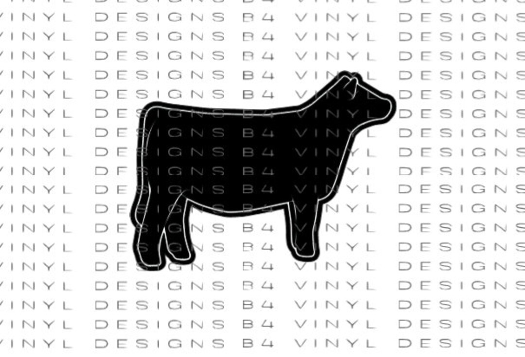 Show Heifer-heifer-vinyl Decal-name Decal-personalized Decal Custom ...