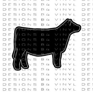 Show Heifer-heifer-vinyl Decal-name Decal-personalized Decal Custom ...