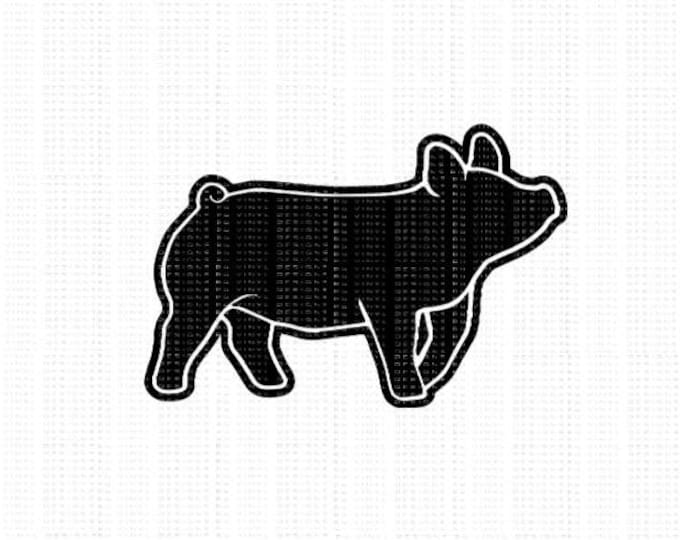 Pig Livestock Show Sticker - Etsy