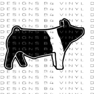 Hampshire Show Pig-show Pig-jackpot Pig-tumbler Decal Personalized ...