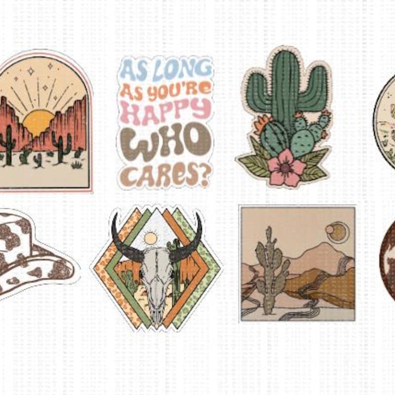Boho Stickers - Etsy